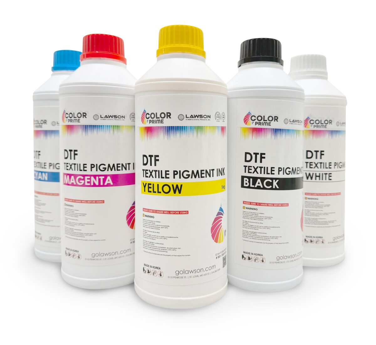 Color Prime DTF Ink - Workhorse Products Screen Printing Equipment